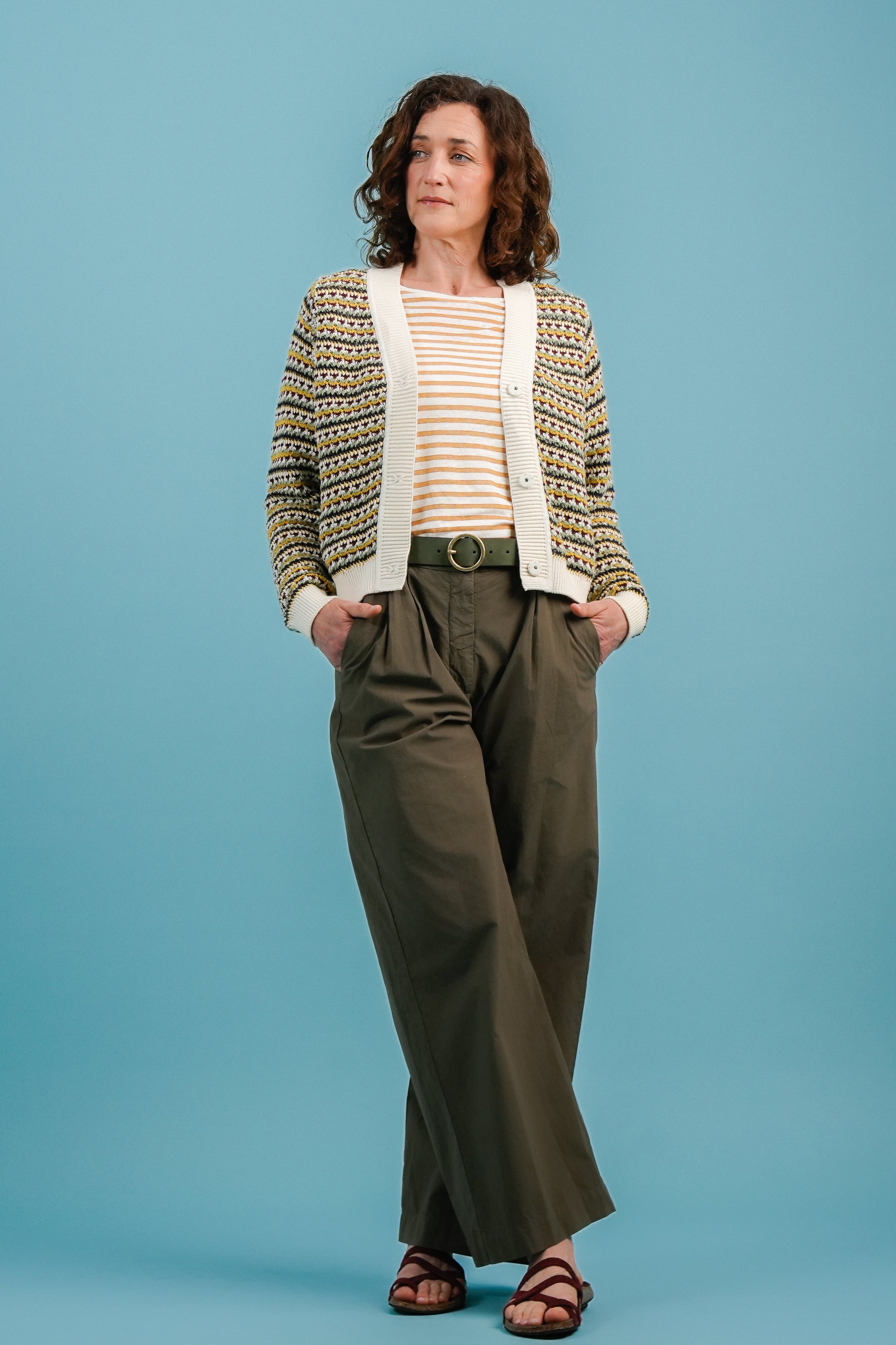 Eli Ecru Cardigan – The Jacksons